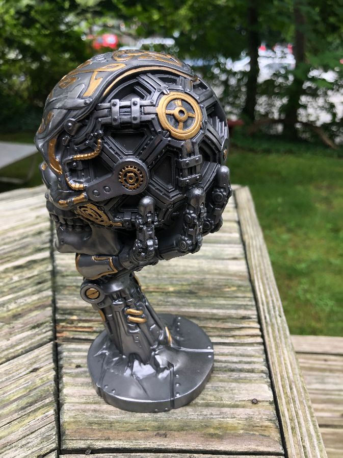 Steampunk Mechanical Hand with Skull – Yankee Ingenuity